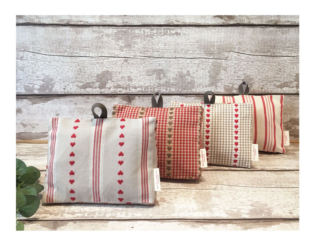 Handmade Filled Fabric Door Stop With Leather Loop Handle ...