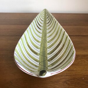 Stunning Collectible Leaf Shaped Bowl With Hand Painted Leaf - Etsy