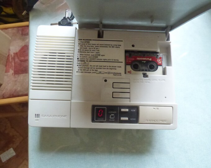 Panasonic KX-T1000 EASA-PHONE Auto Logic Answering Machine +one Case ...