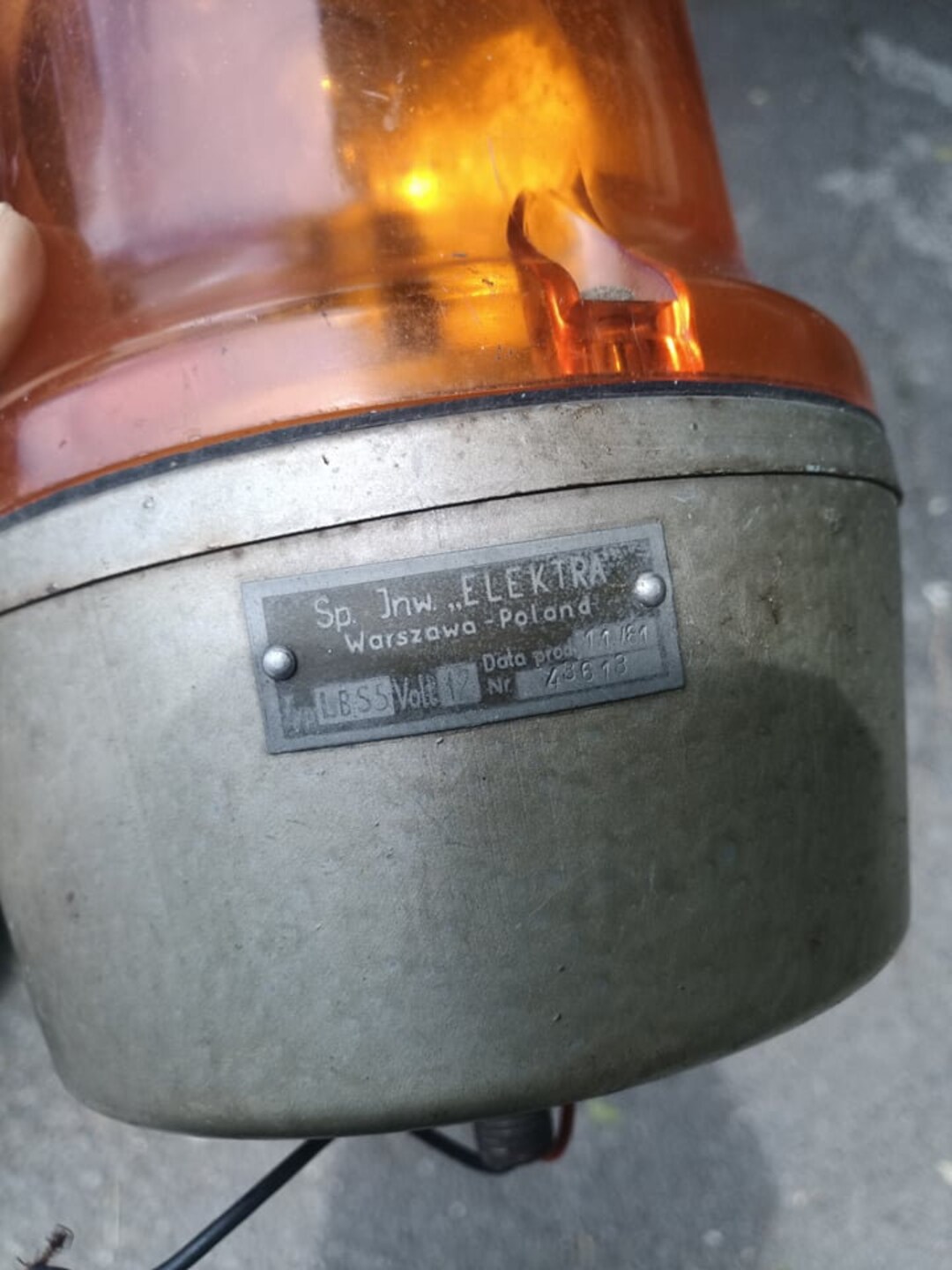 Signal Polish Lamp ELEKTRA Classic Like New 12 Volt - Etsy