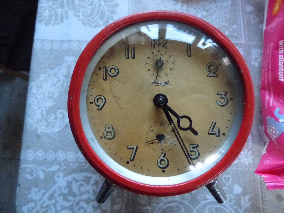 Vintage Kienzle Clock, Kienzle Alarm Clock, Kienzle Clock , Timepiece ...