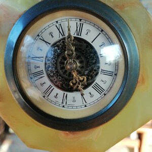 Antique/vintage Mercedes Art Deco Clock Mercedes West Germany Brass ...