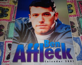 Ben Affleck Calendar - Etsy