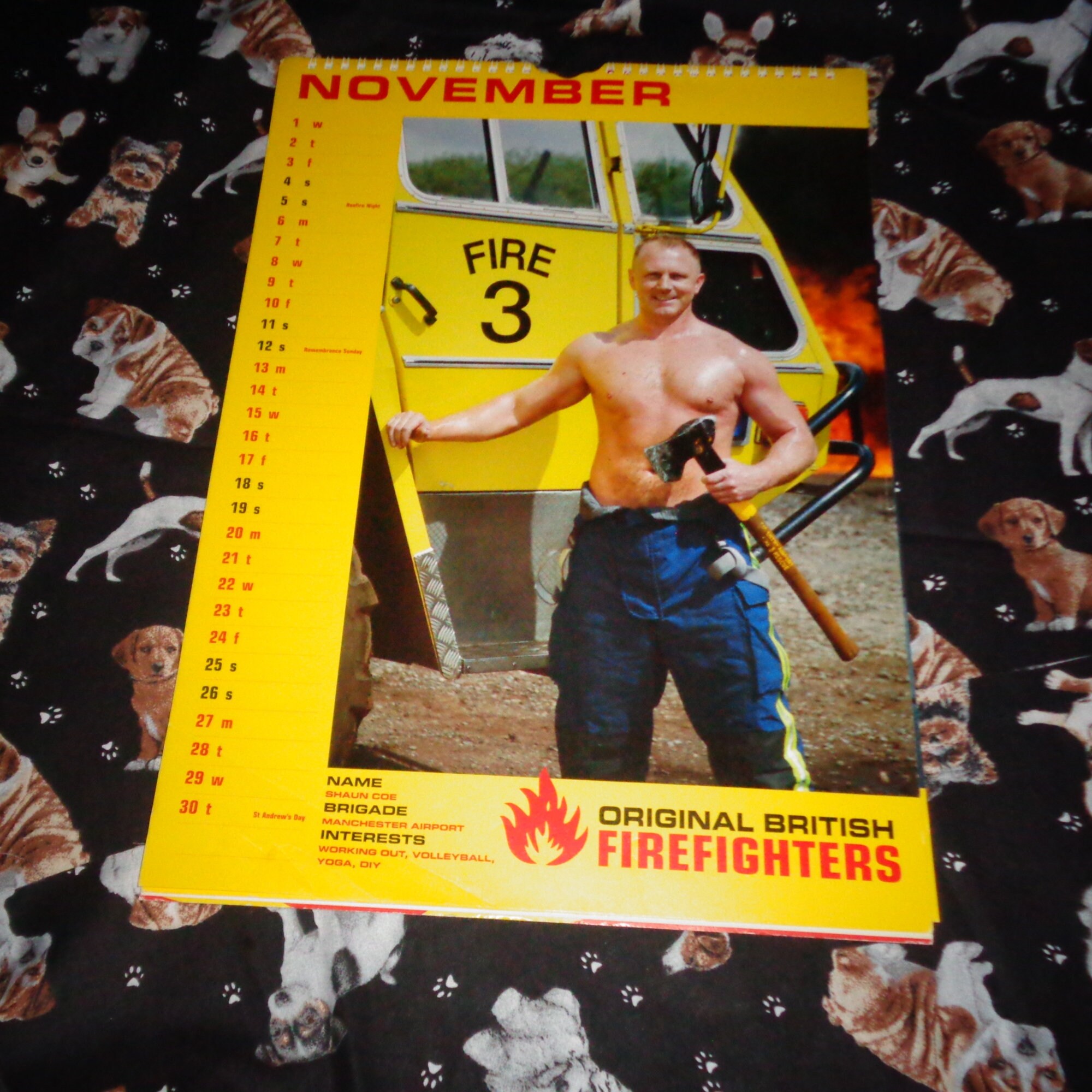 Rare the Original British Firefighters 2006 Calendar Genuine Serving ...