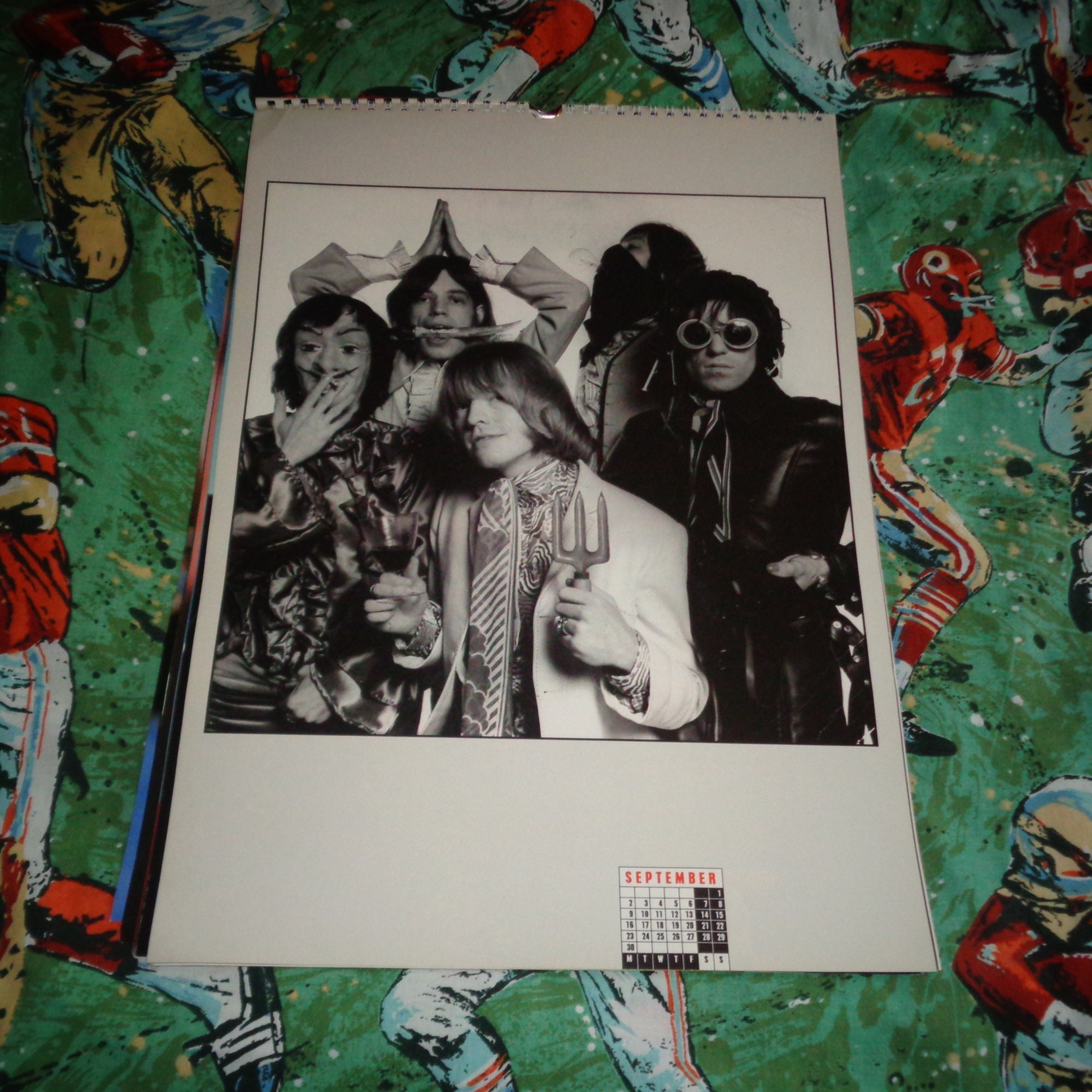 Rare the Rolling Stones 1991 Copyright Approved Calendar Music ...