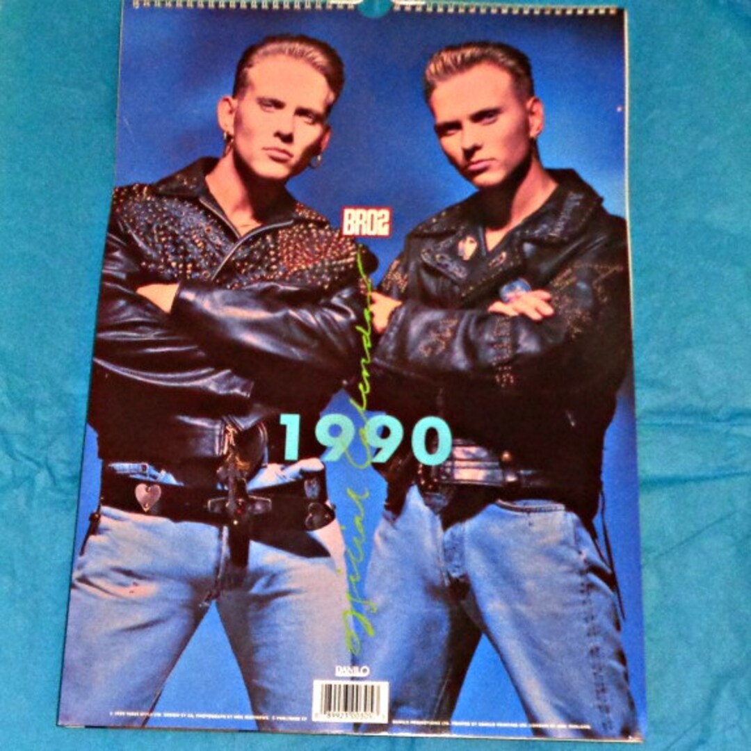 Rare Bros Official Danilo 1990 Calendar SAME DATES AS 2018 - Etsy