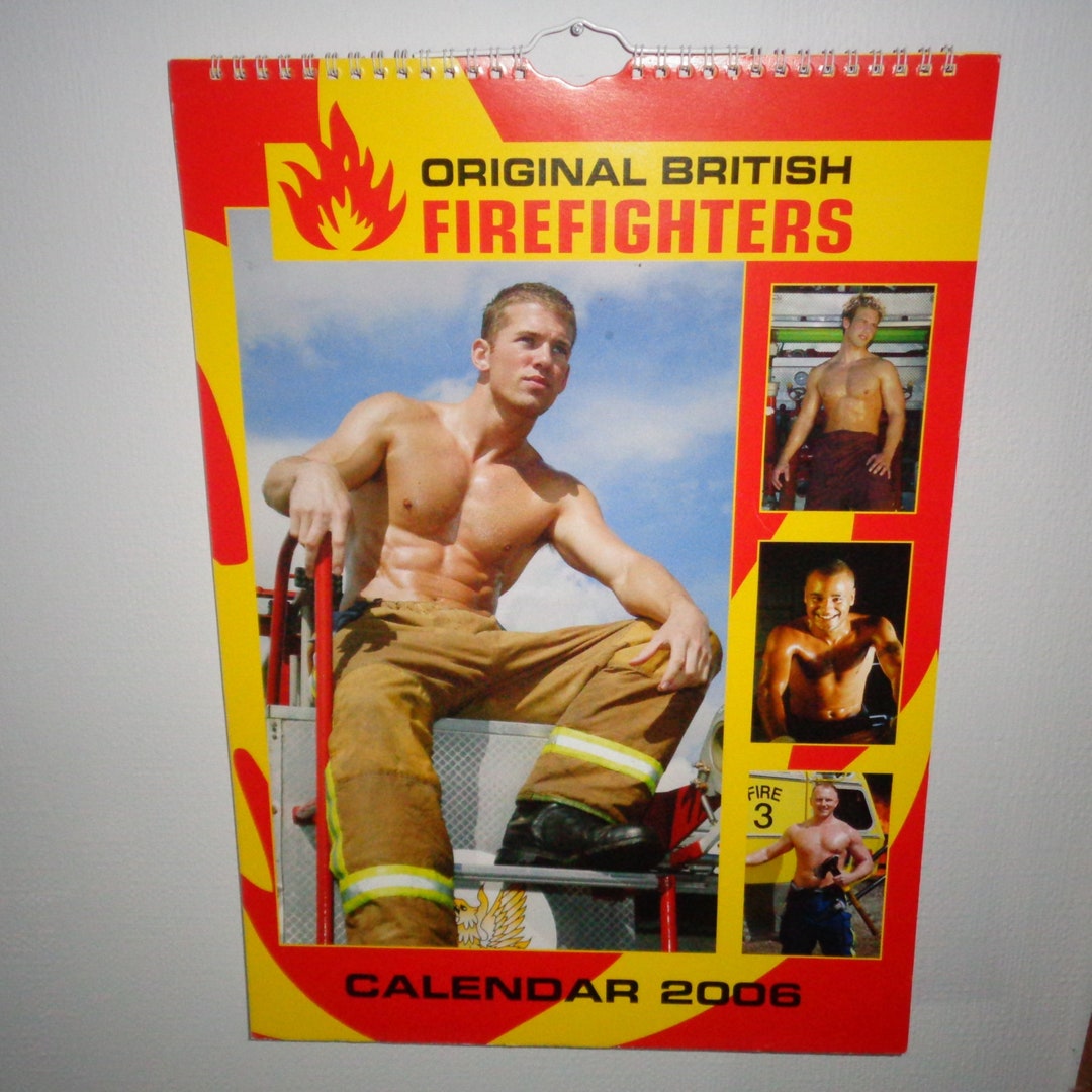 Rare the Original British Firefighters 2006 Calendar Genuine - Etsy