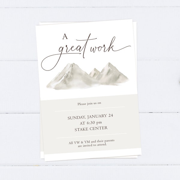 A Great Work Lds - Etsy