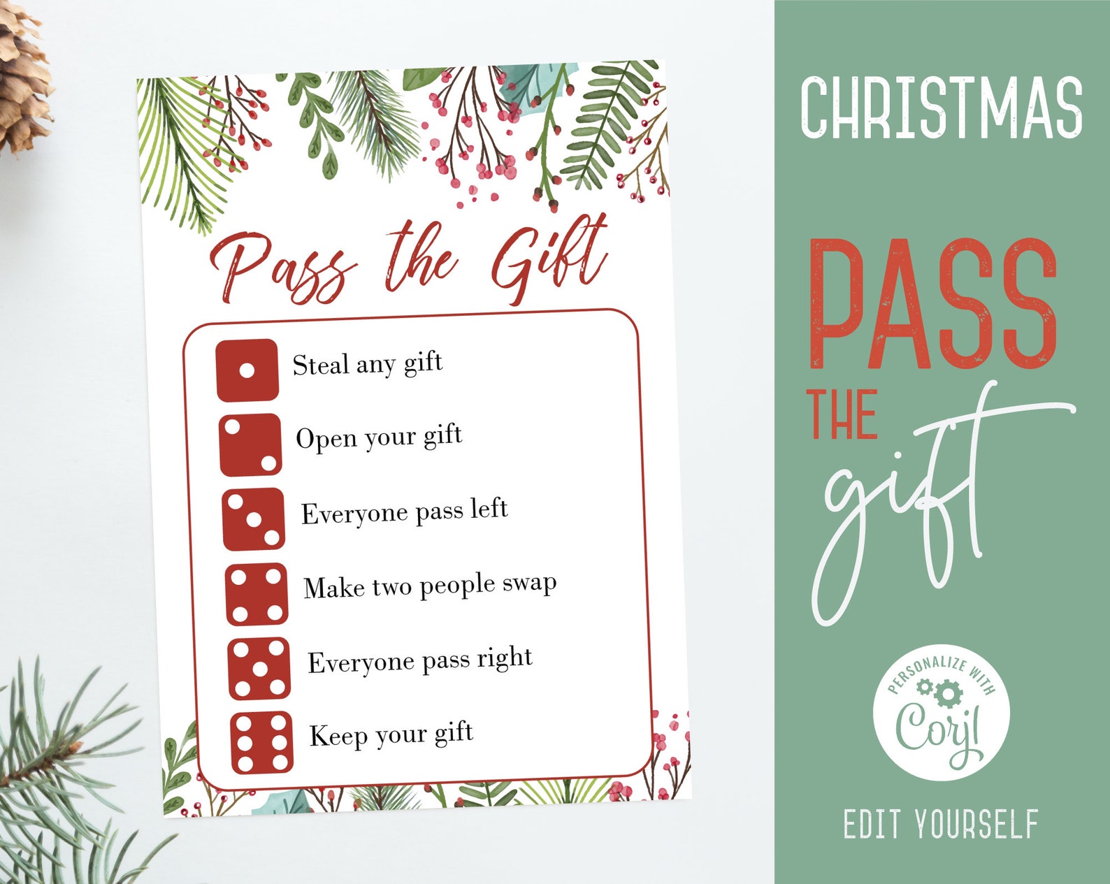 Christmas Games, Editable Christmas Games, Christmas Games Printable ...