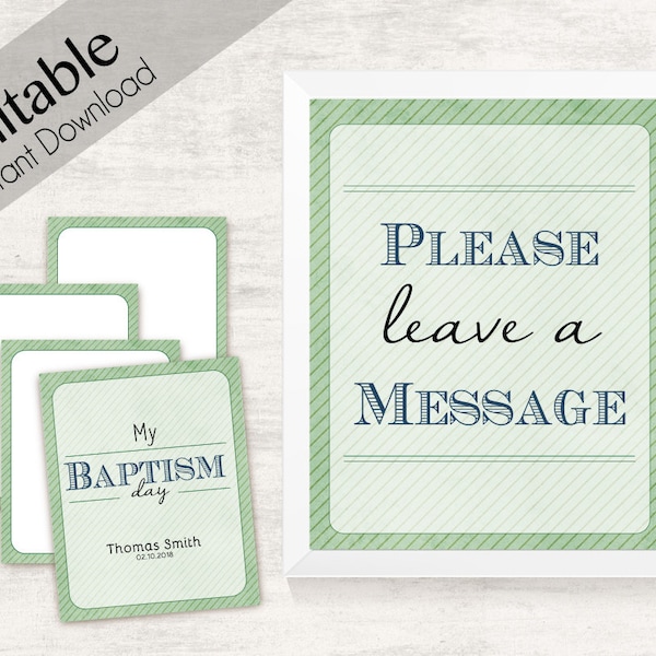 Baptism Note Cards - Etsy