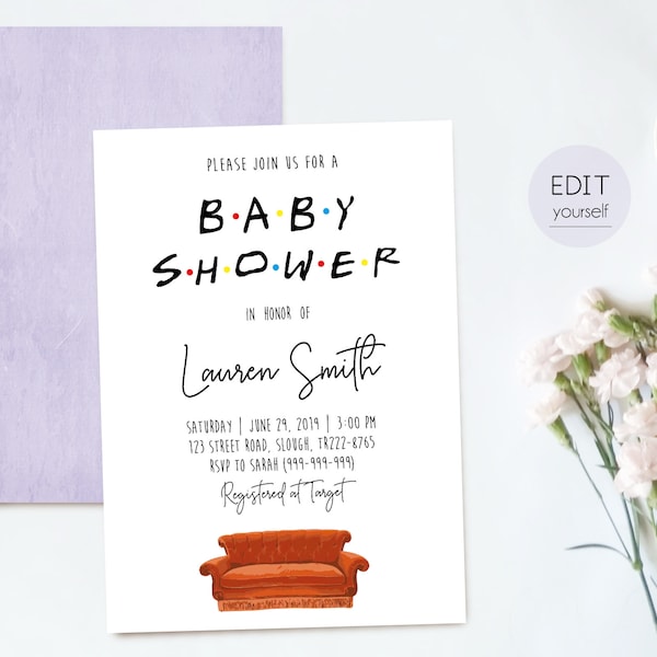 Friends Baby Shower - Etsy