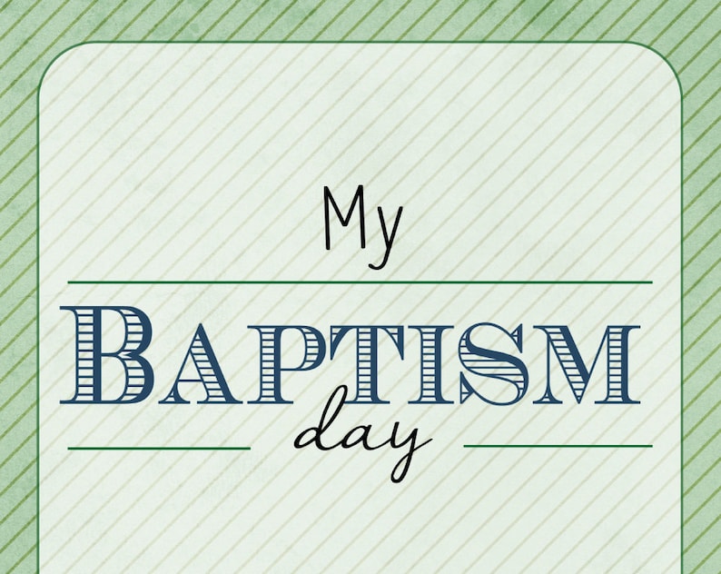 Boy Baptism Testimony Cards Printable, LDS Baptism Notes (digital ...