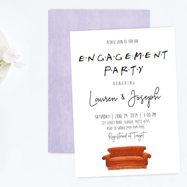 Engagement Party Invitation - Etsy
