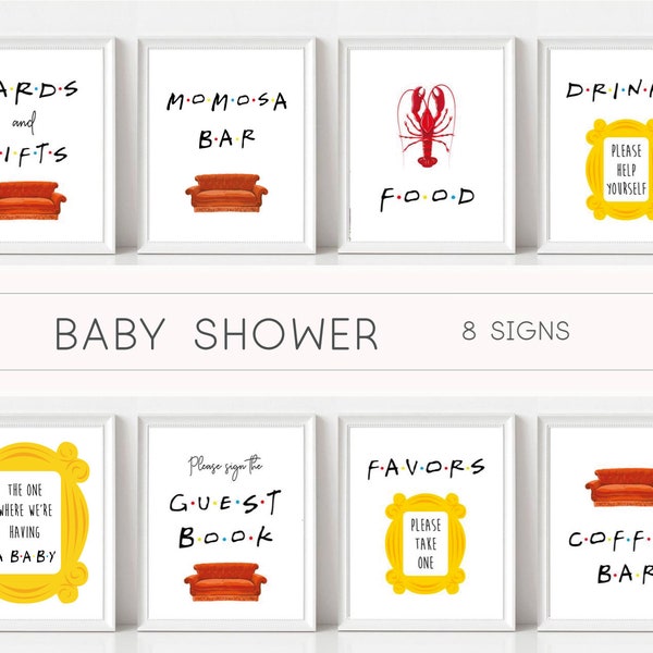 Friends Baby Shower - Etsy