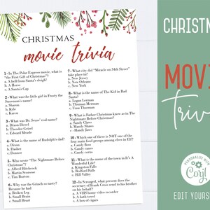 Christmas Games, Editable Christmas Games, Christmas Games Printable ...