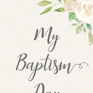 Baptism Testimony Cards Printable, Baptism Note Cards, Baptism Girl ...