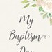 Baptism Testimony Cards Printable, Baptism Note Cards, Baptism Girl ...