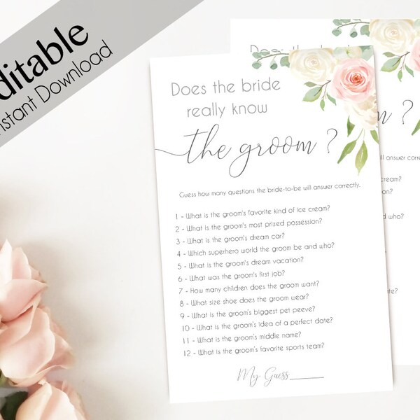 Does the Bride Really Know the Groom - Etsy