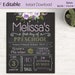First/last Day of School Sign Editable, Editable Back of School ...