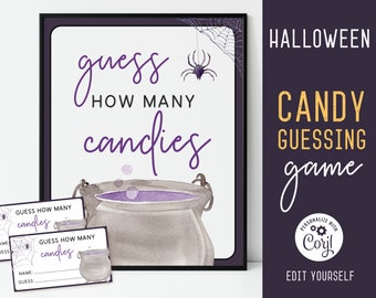 Halloween Guess Game | Etsy