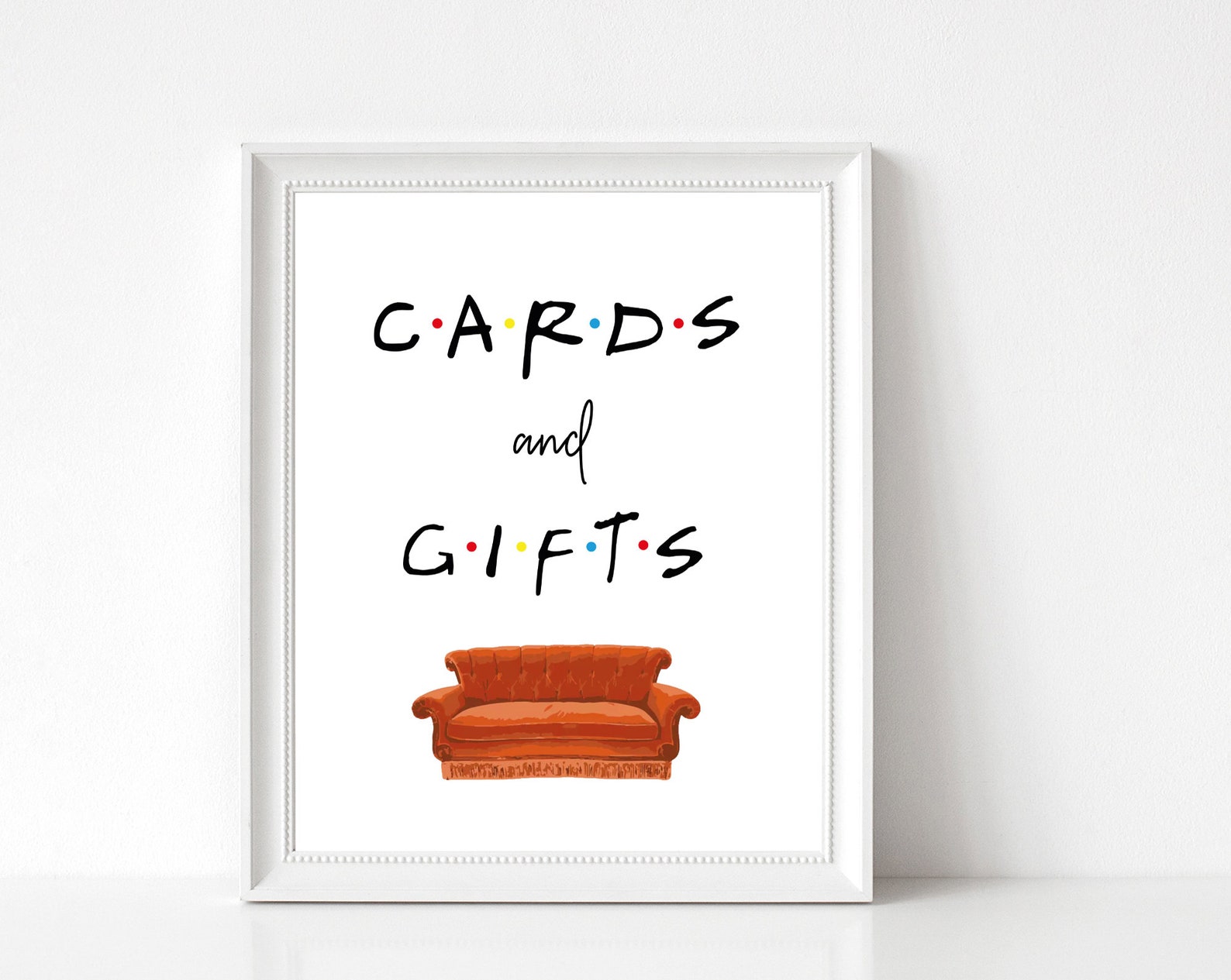 Friends TV Show Baby Shower Signs, Decor Set (digital Download) - Etsy