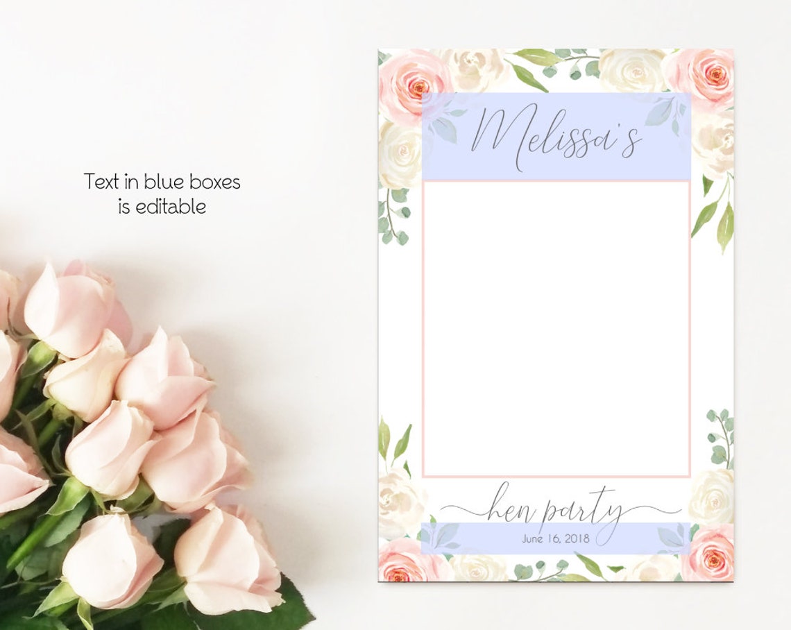 Hen Party Photo Prop, Photo Prop Frame, Hens Prop Frame, Photo Booth ...