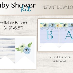 Baby Shower Kit, Baby Shower Boy Set, Baby Shower Decorations, Baby ...