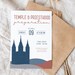 Temple and Priesthood Preparation Meeting, EDITABLE Invitation Program ...