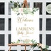 Succulent Welcome Sign Baby Shower, Template Baby Shower, Editable PDF ...