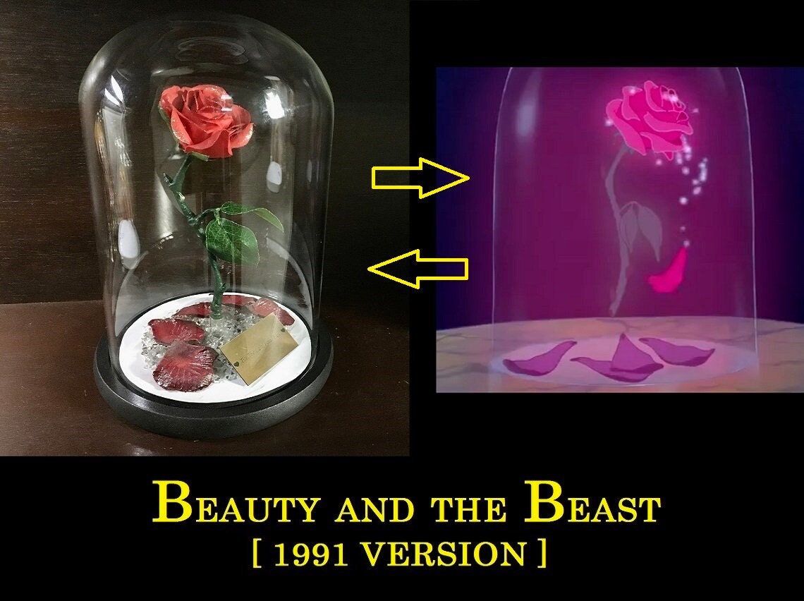 Beauty And The Beast Enchanted Rose Prop