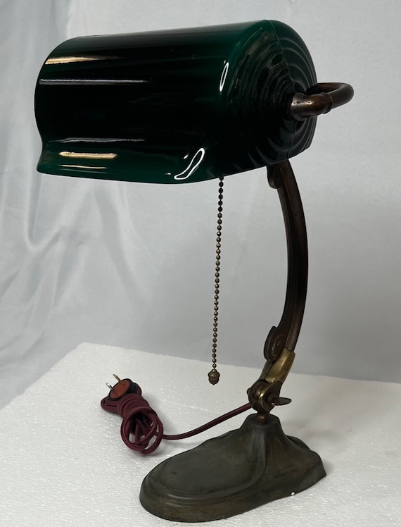 Original Handel Adjustable Trough Shade Desk Lamp | Etsy