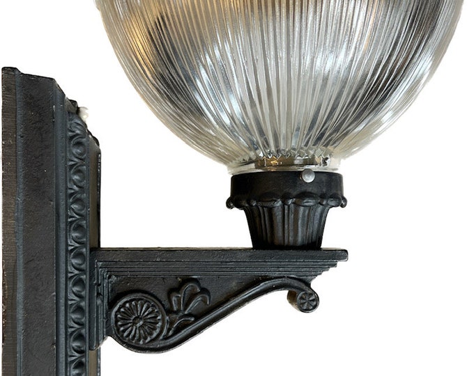 Vintage Outdoor Patio Light Wall Sconce Fixture Cast Aluminum - Etsy