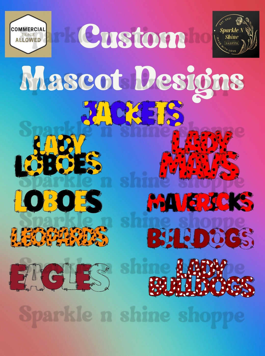 Custom School Mascot PNG File, Custom Mascot Design Customized With ...