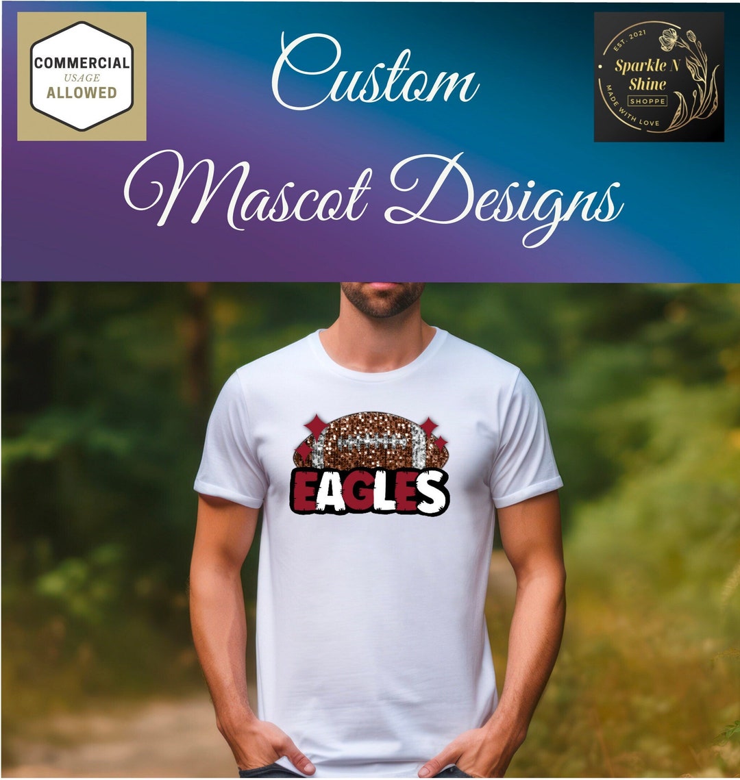 Custom School Mascot PNG File, Custom Mascot Design Customized With ...