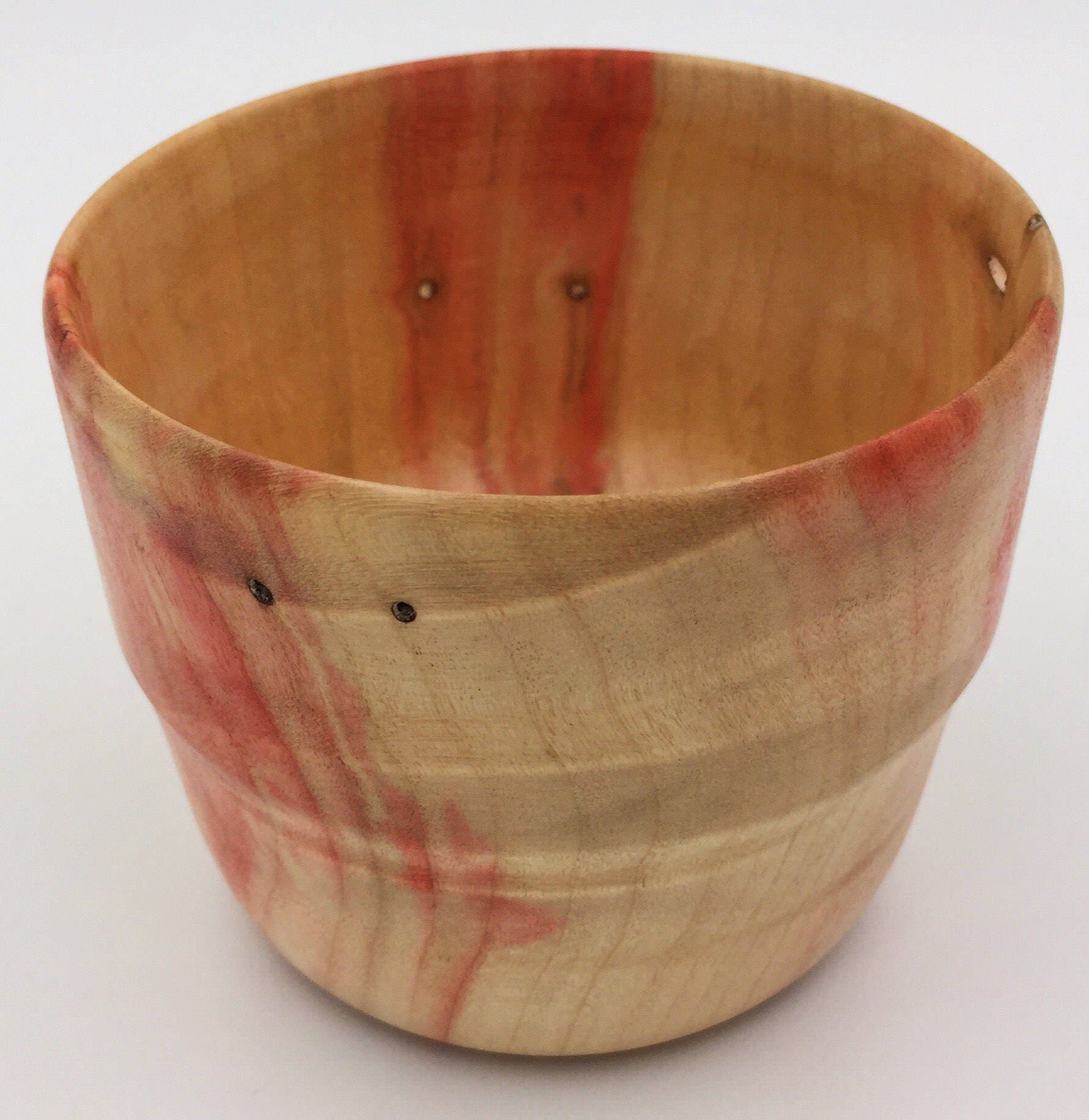 Small Flaming Box Elder Wood Bowl / Catch All