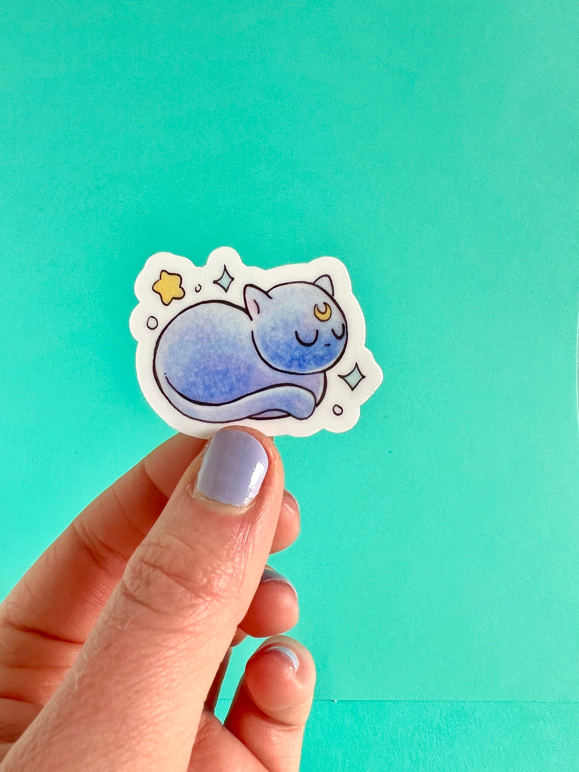 Luna Sticker 2 Anime Cat Sticker Luna Sailor Moon Sticker Magical Moon ...