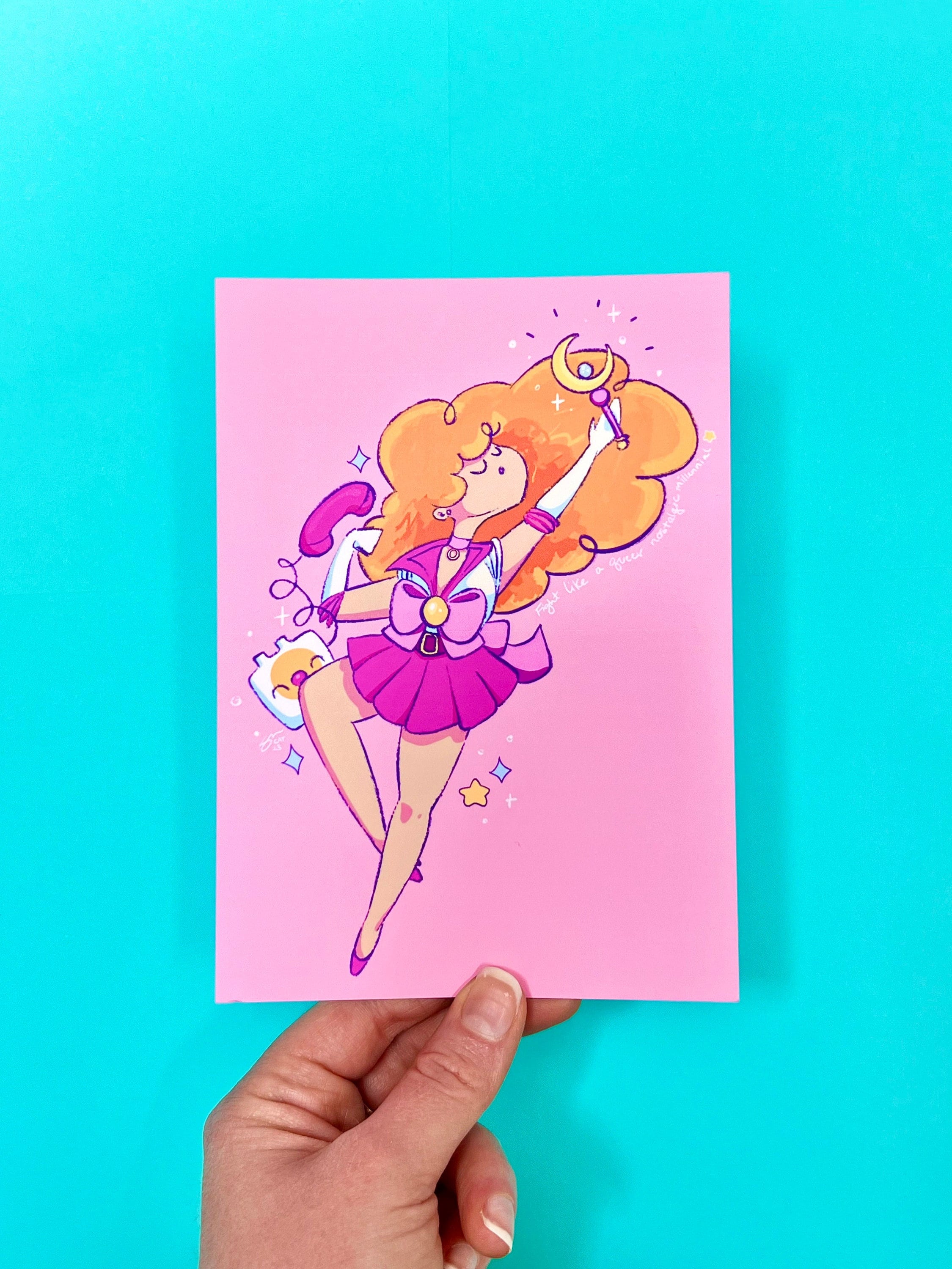 Sailor Bellum Print - Powerpuff Girl Miss Bellum - PPG Ms. Bellum ...