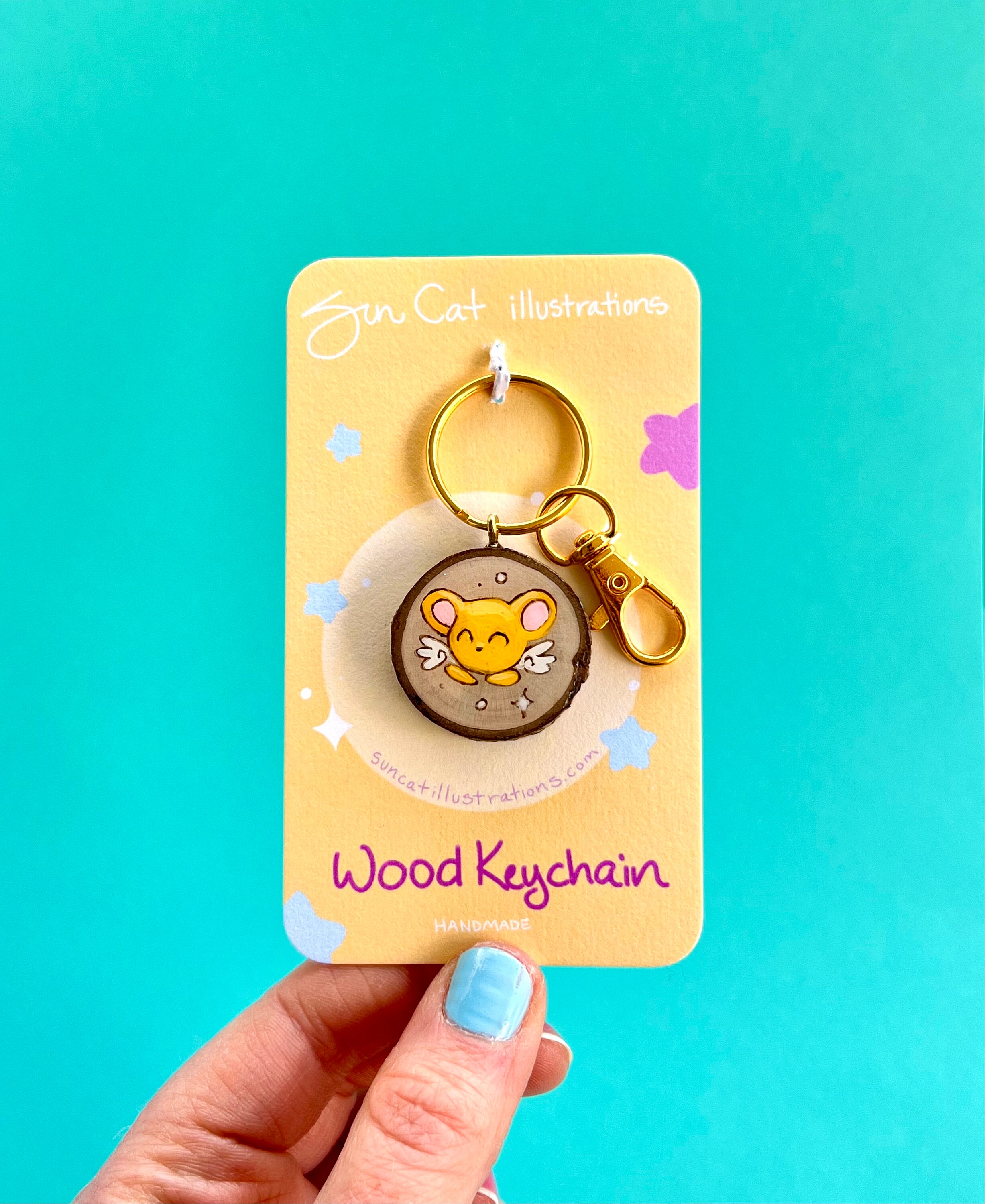 Kero Keychain Card Captor Sakura Charm Keroberos Keychain Magical Girl ...