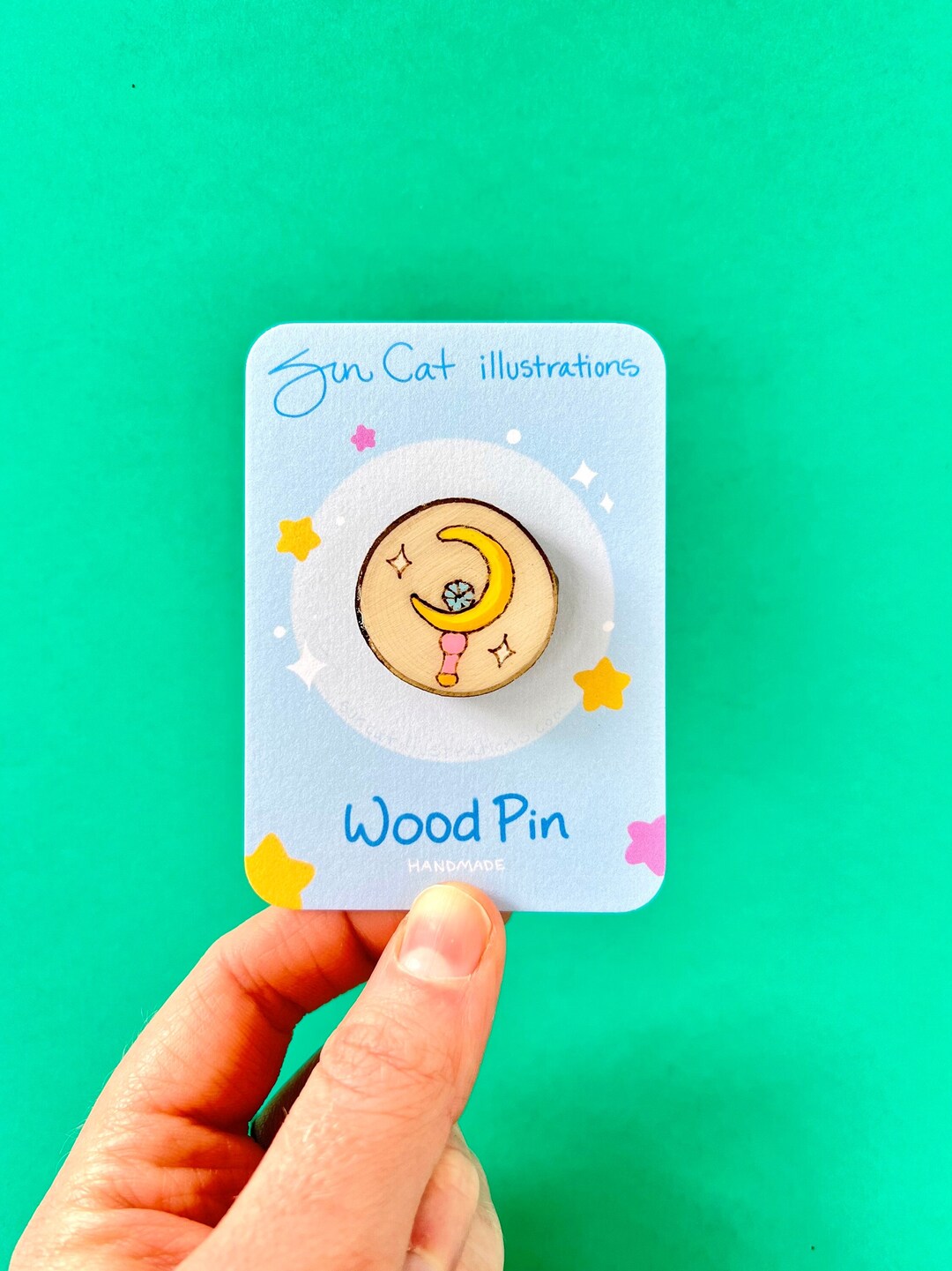 Crescent Wand Pin - Sailor Moon Wand Pin - Princess Serentiy Pin ...