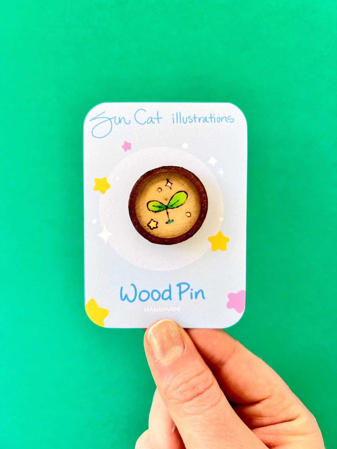 Sprout Pin - Cute Plant Pin - Little Plant Pin - Plant Lover's Pin ...