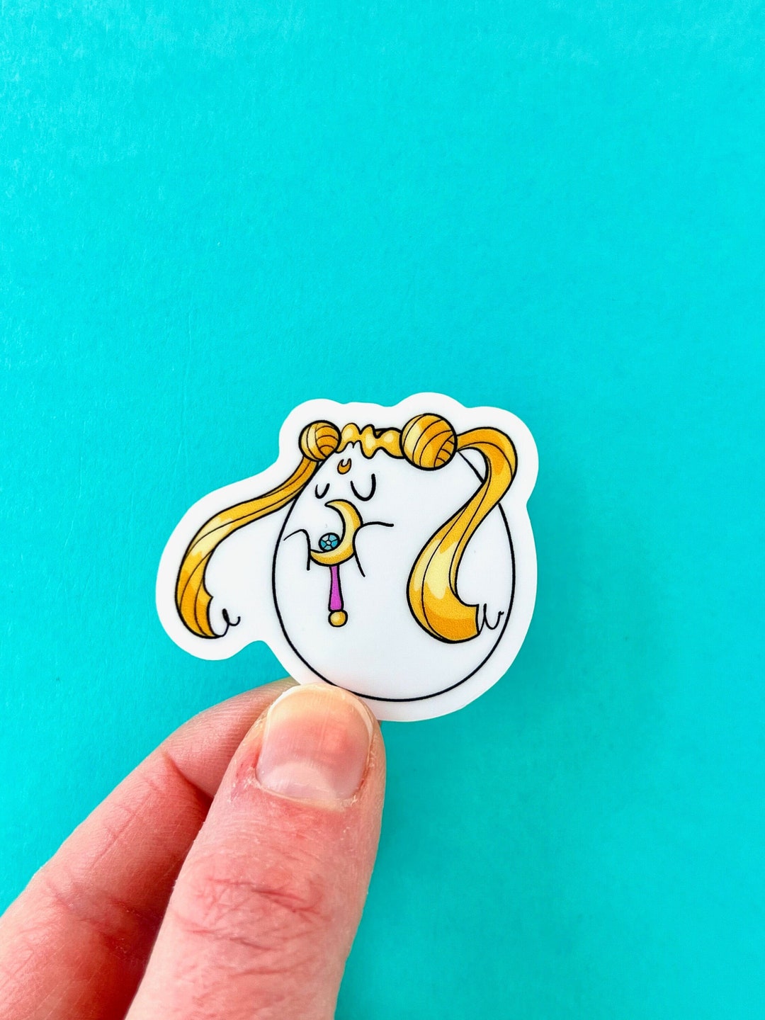 Sailor Moon Ghost Sticker 2 Serenity Boo Sticker Crescent Wand Sticker ...
