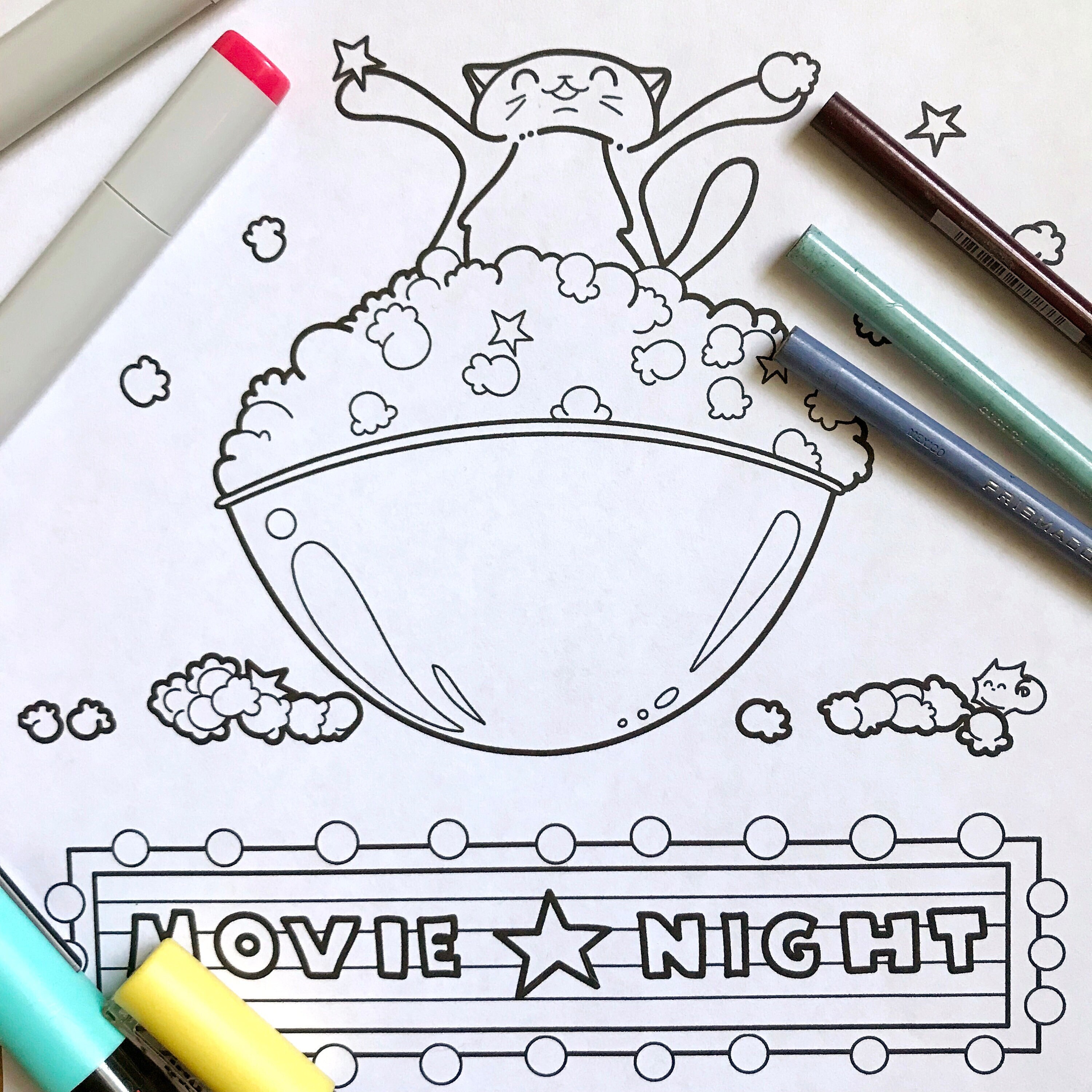 Cinematone Coloring Pages