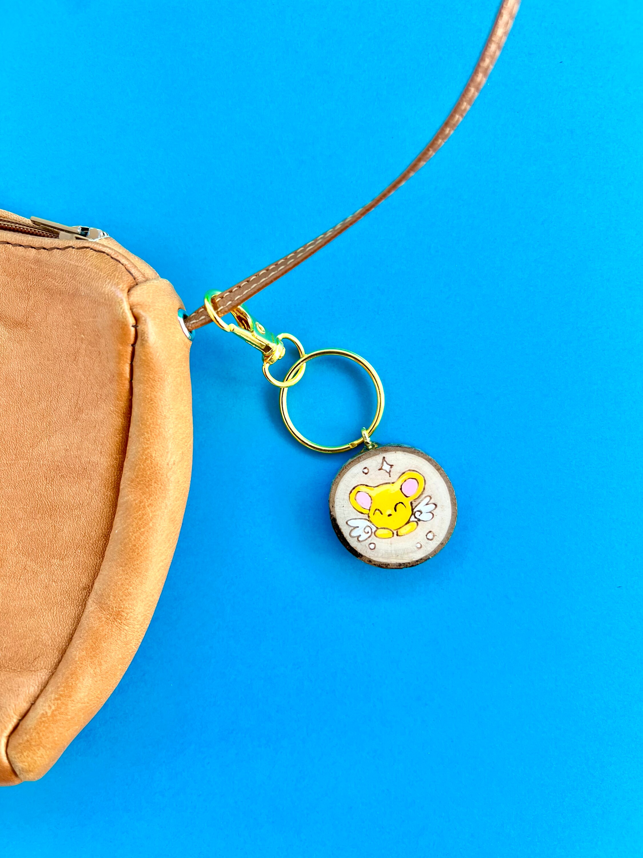 Kero Keychain Card Captor Sakura Charm Keroberos Keychain Magical Girl ...