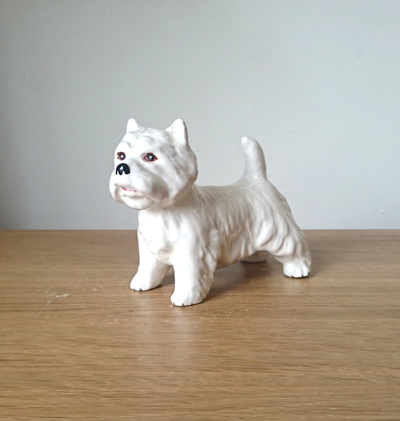 Vintage Dog Figurine Westie Mid Century Melba Ware Westie Dog - Etsy