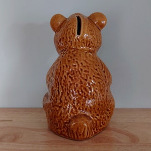 Vintage Teddy Bear Money Box Piggy Bank Children's Nursery Décor Cash ...