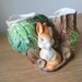 Vintage Vase Planter Rabbit Under a Tree Posy Vase Hornsea - Etsy