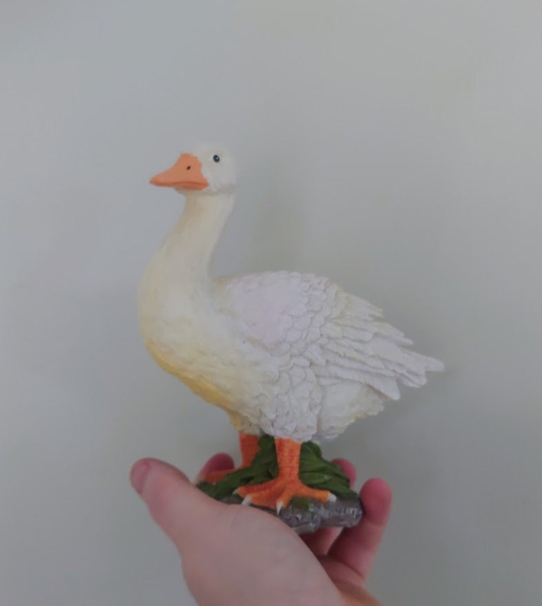 Vintage Duck/goose Figurine Kitsch Duck Sculpture Farmyard Animal ...