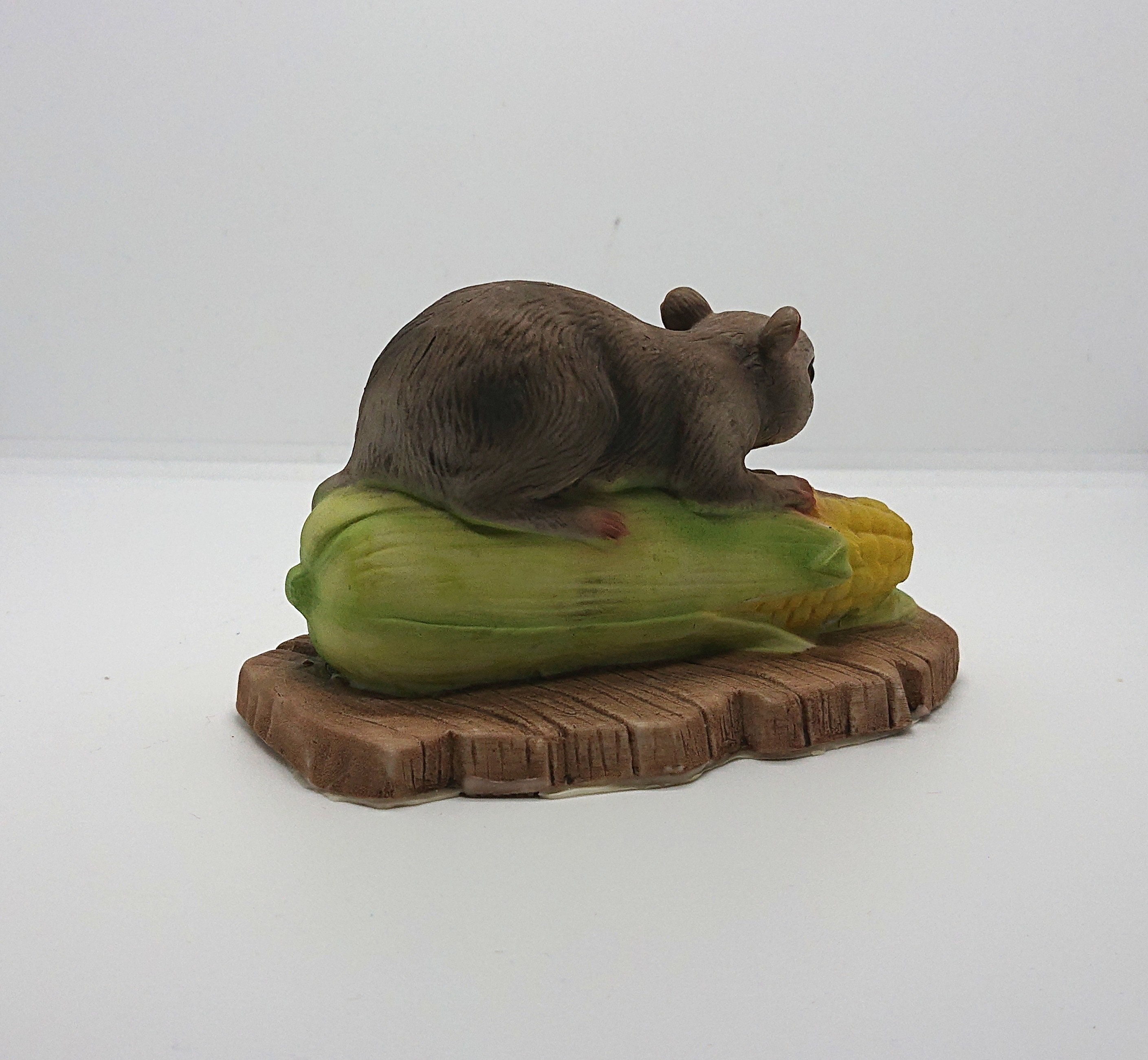 Vintage Ceramic Mouse Figurine Field Mice on Corn Cute Mouse | Etsy