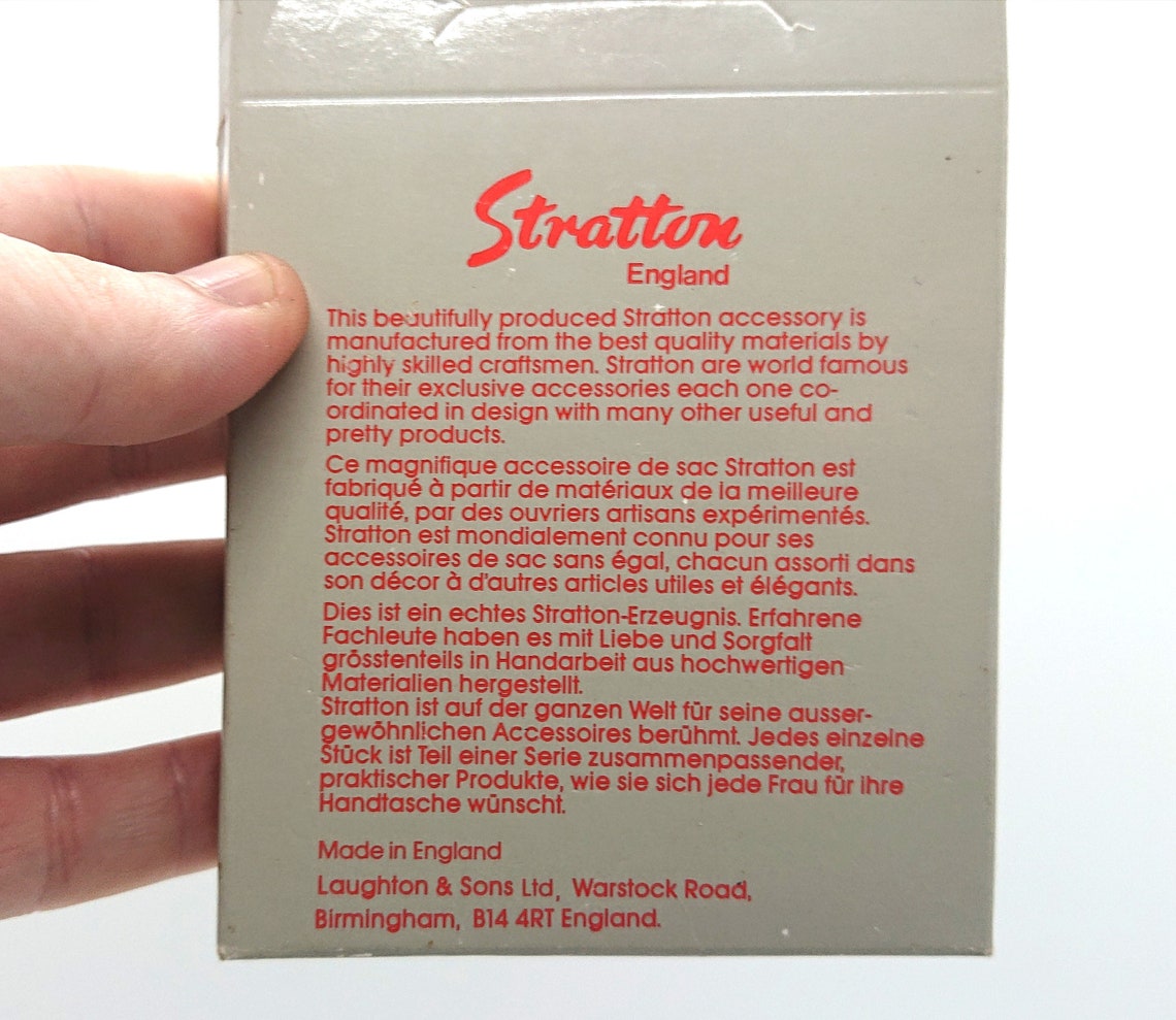 Vintage Stratton Compact Original Box Floral Compact Gold With - Etsy UK