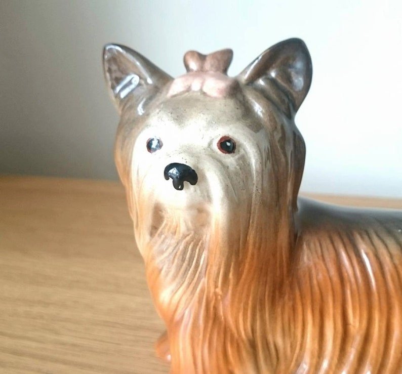Vintage Dog Figurine Yorkshire Terrier Melba Ware Made in - Etsy